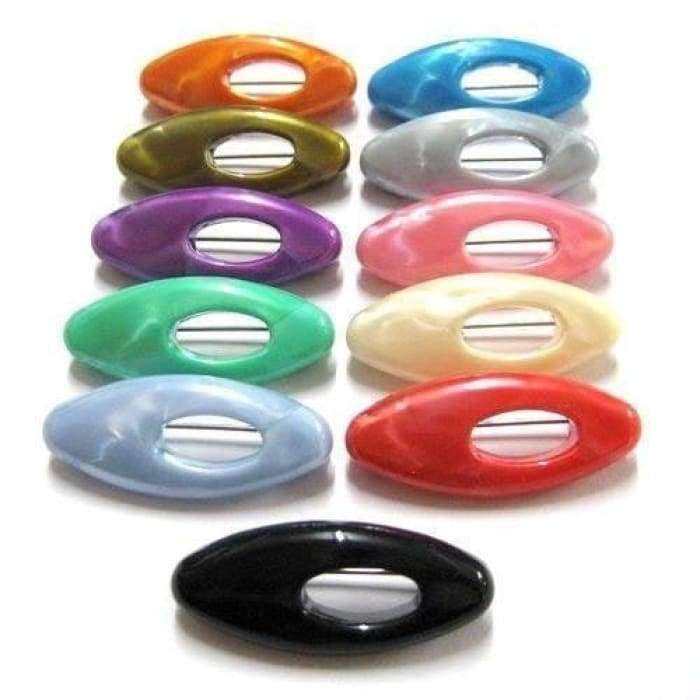 Japanese Hijab Safety Pins - 6 pc Mix Colours exclusive at Divinity