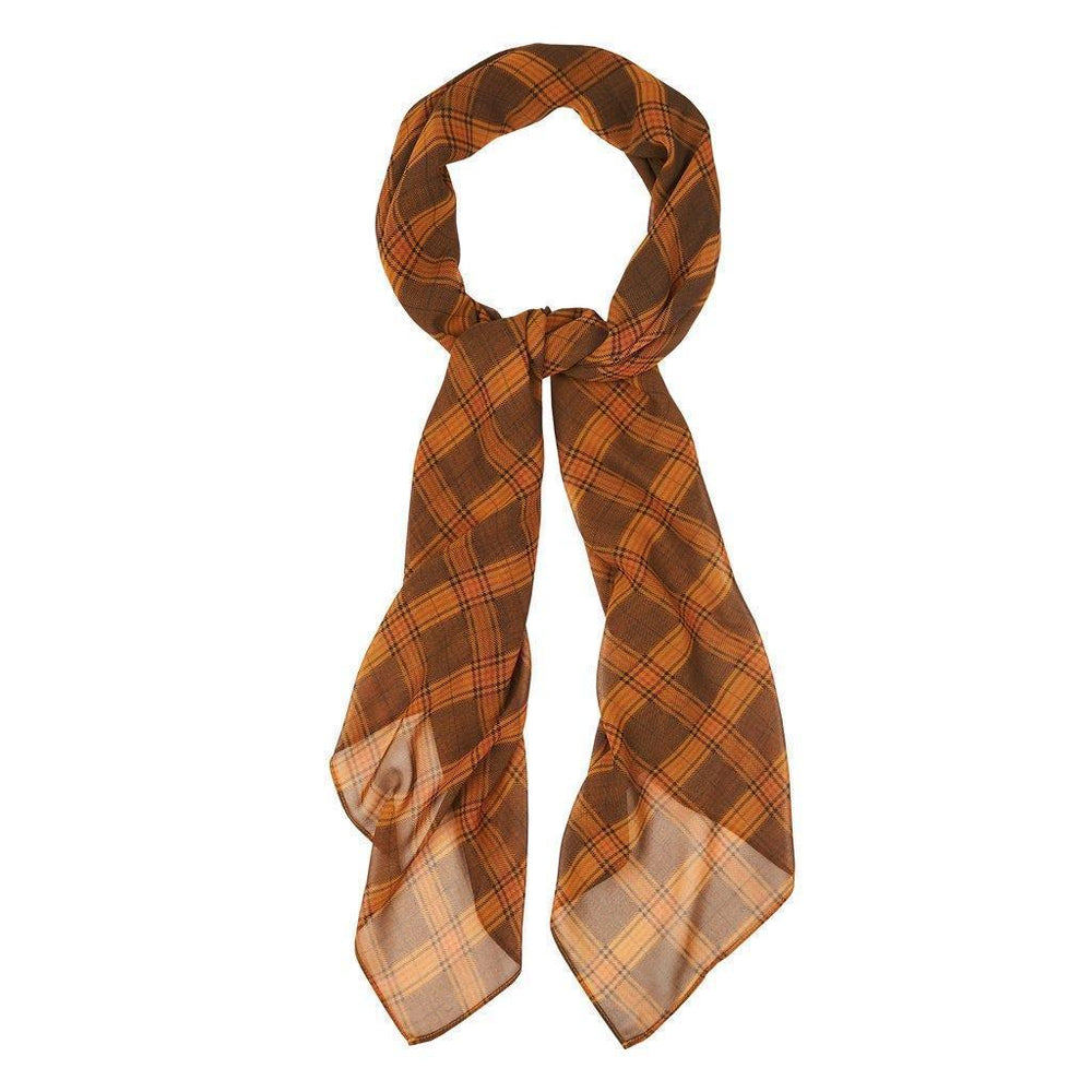 Tan Plaid Hijab exclusive at Divinity Collection